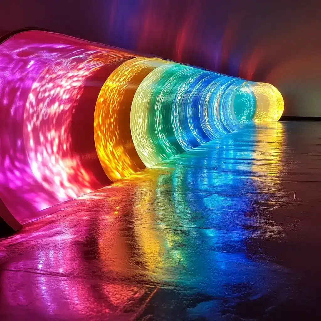 DIY Rainbow Light Show with Cardboard Tubes & Cling Film: An Incredible ...